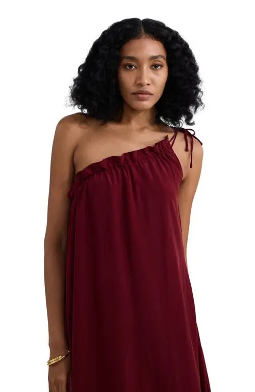 REISTOR One-shoulder Midi Dress - Solid
