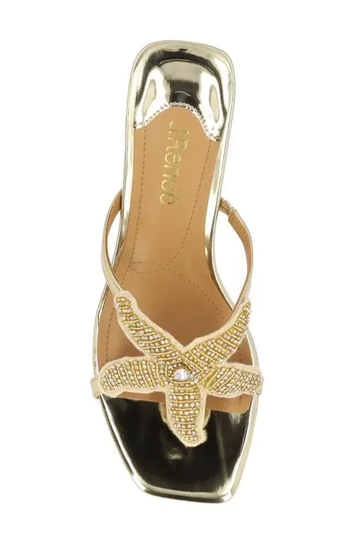 J. Reneé Sunstar Appliqué Sandal