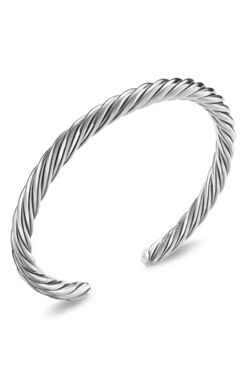 David Yurman Cable Cuff Bracelet - Sterling Silver