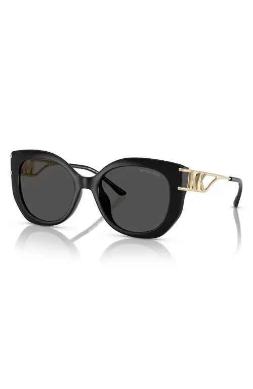 Michael Kors 53mm Cat Eye Sunglasses - Black