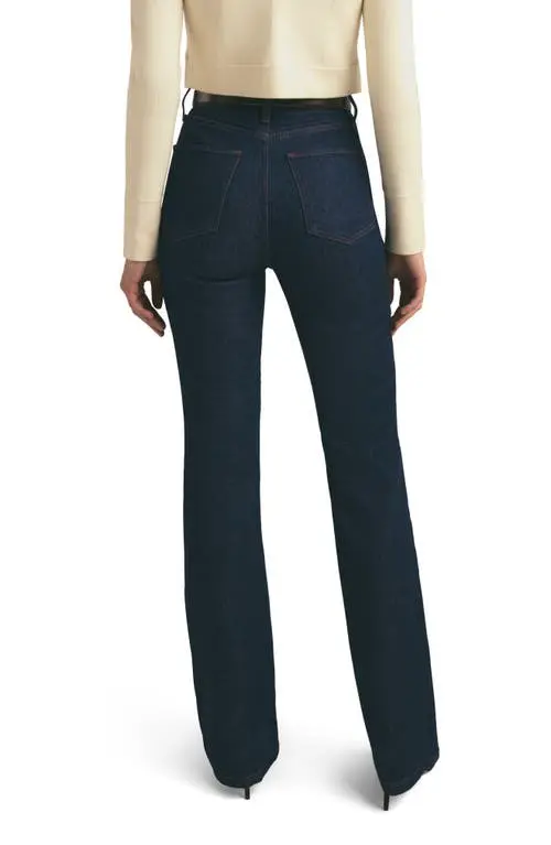 FAVORITE DAUGHTER The Valentina Super High Waist Mini Bootcut Jeans