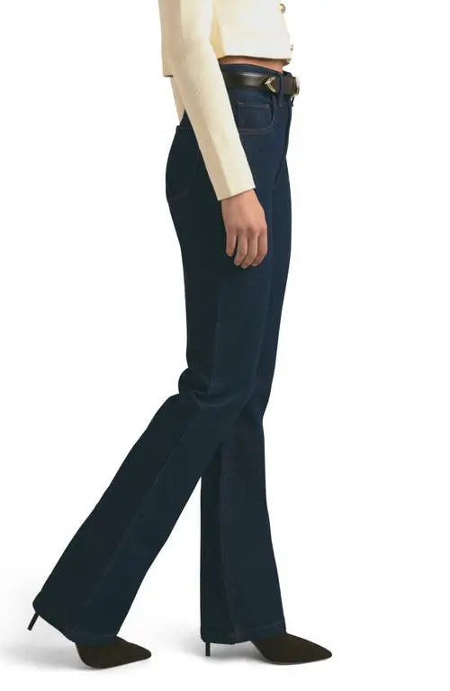 FAVORITE DAUGHTER The Valentina Super High Waist Mini Bootcut Jeans