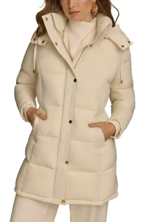 Donna Karan New York Hooded Puffer Jacket