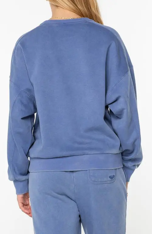 Roxy Oasis Haze Sweatshirt - Coastal Fjord