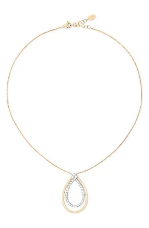 Marco Bicego Masai Coil & Diamond Pendant Necklace - 18k Yellow Gold