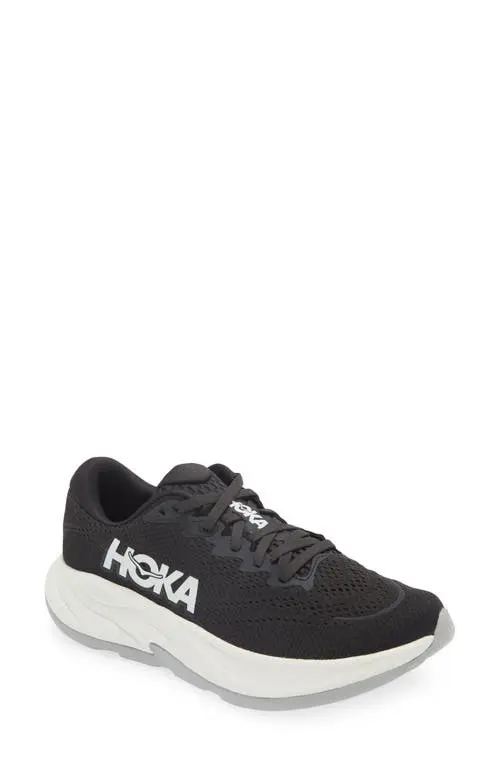 HOKA® Rincon 4 Running Sneakers - Black / White