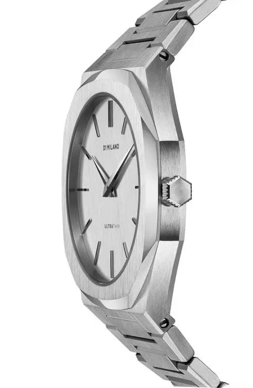 D1 MILANO Ultrathin Bracelet Watch - Silver