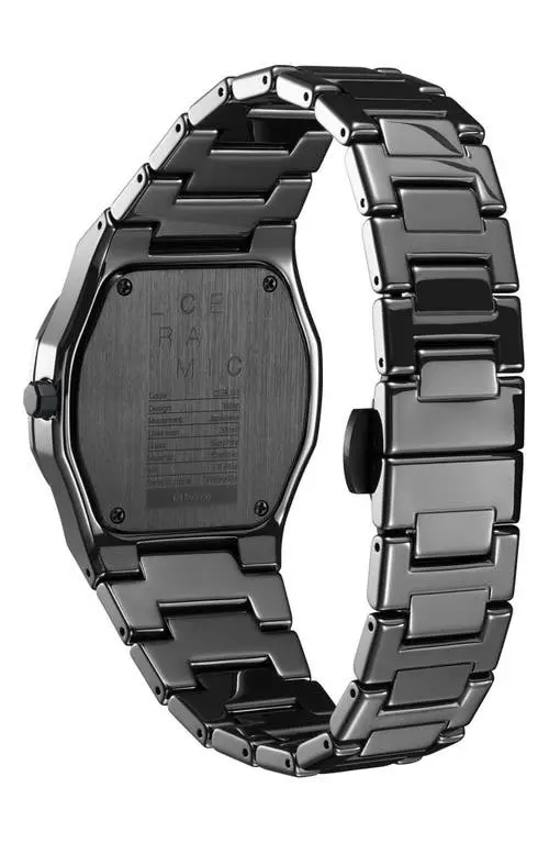 D1 MILANO Ceramica Bracelet Watch - Black