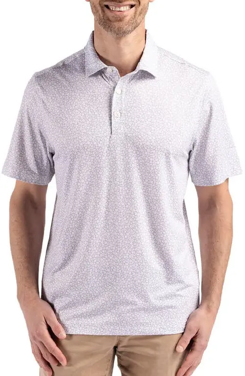 Cutter & Buck Pike Flora Print Polo - Polished