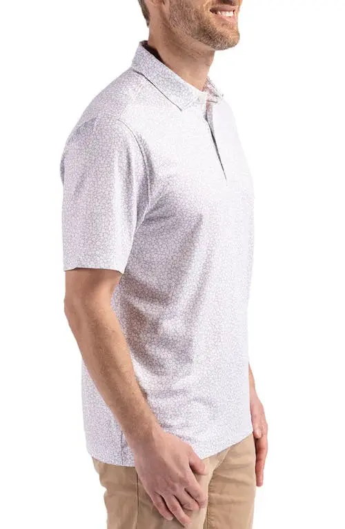 Cutter & Buck Pike Flora Print Polo - Polished