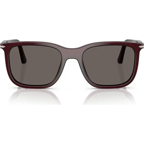 Persol 53mm Rectangular Sunglasses - Purple