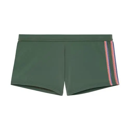 HOM Nautical Cup Swim Short - Khaki Green