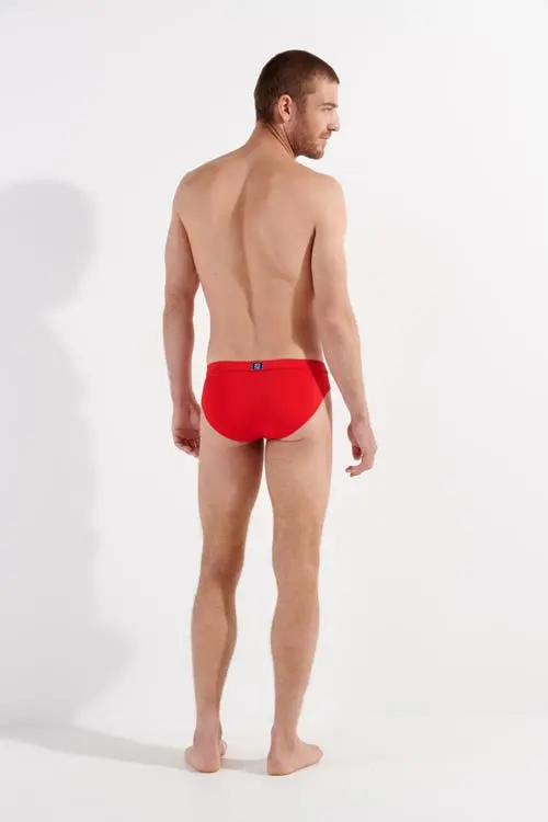 HOM Nautical Cup Mini Swim Brief - Red