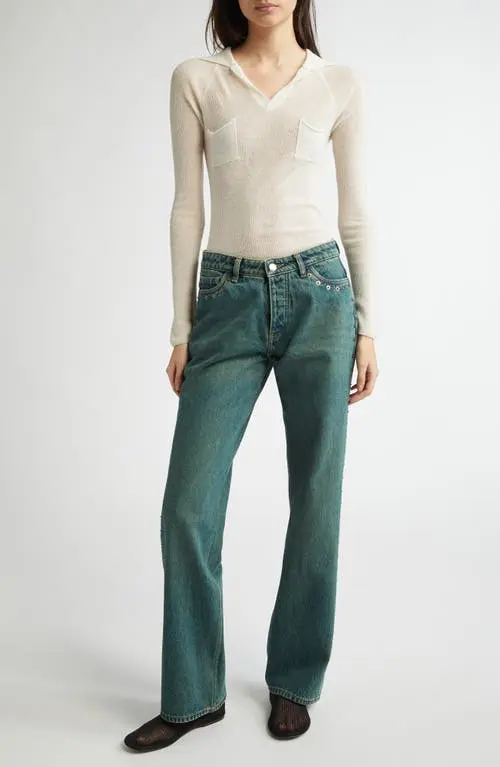 Paloma Wool Crowd Rivet Studded Boyfriend Jeans - Denim