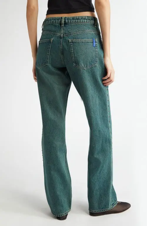 Paloma Wool Crowd Rivet Studded Boyfriend Jeans - Denim