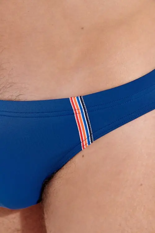 HOM Nautical Cup Swim Micro Brief - Navy