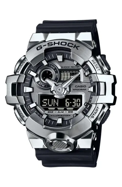 G-Shock Ana-digi Bracelet Watch - Silver