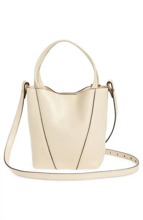 Chloé Small Spin Leather Tote - Sweet Beige