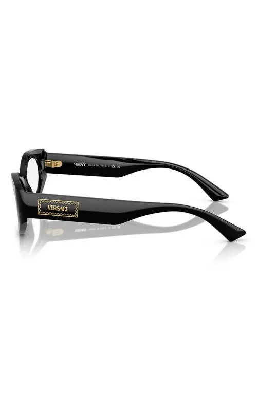 Versace 51mm Irregular Eyeglasses