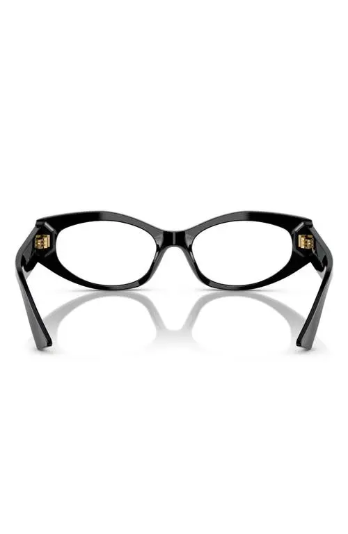 Versace 51mm Irregular Eyeglasses