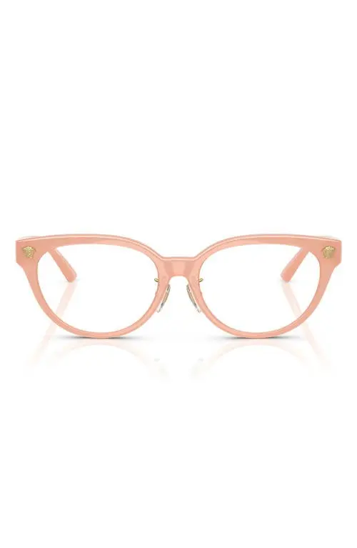 Versace 54mm Pillow Optical Glasses - Opal Pink