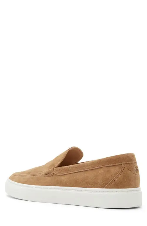 Men\'s Brooks Brothers Suede Hampton slip on shoe/sneaker. Size 11.Medium BROWN Hampton Suede Slip-On Sneakers main image 2