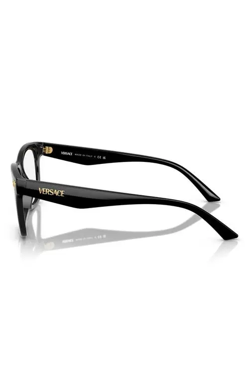 Versace 52mm Pillow Optical Glasses - Black