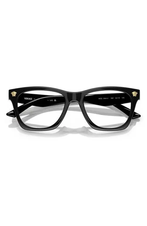 Versace 52mm Pillow Optical Glasses - Black