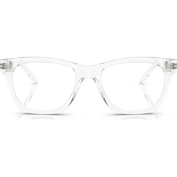 Versace 52mm Pillow Optical Glasses - Crystal