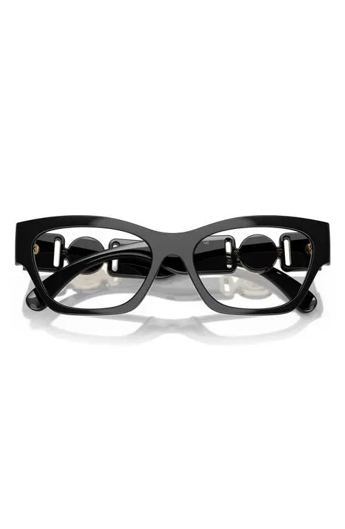Versace 54mm Cat Eye Optical Glasses