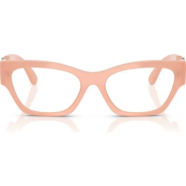 Versace 52mm Cat Eye Optical Glasses - Opal Pink