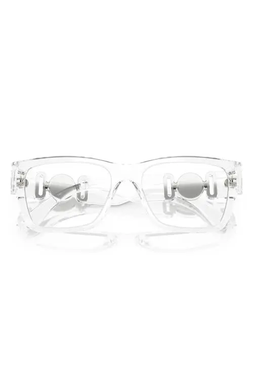 Versace 53mm Pillow Eyeglasses - Crystal