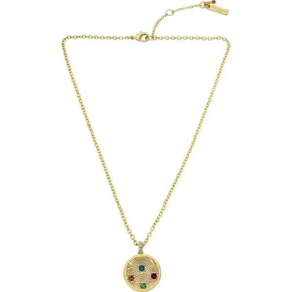 Kurt Geiger Southbank Disc Pendant Necklace - Multi