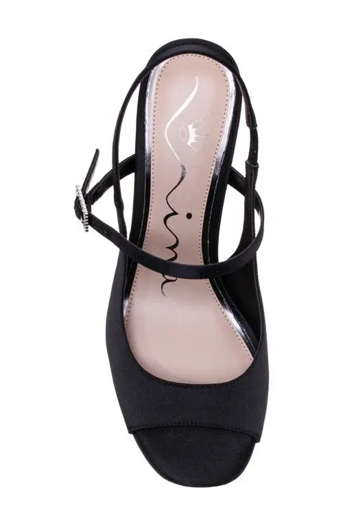 Nina Simeon Slingback Platform Sandals