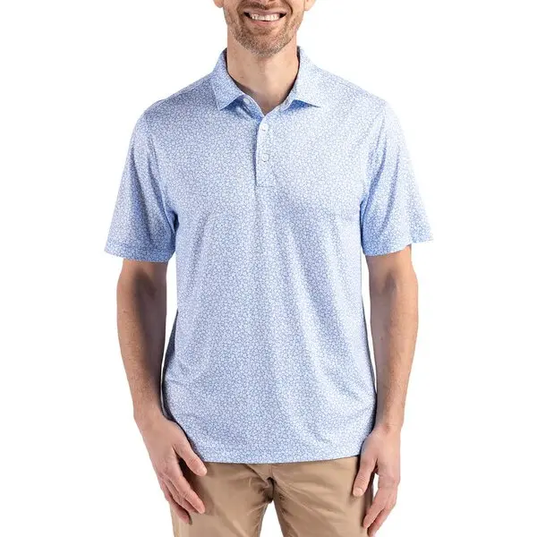 Cutter & Buck Pike Flora Print Polo - Atlas