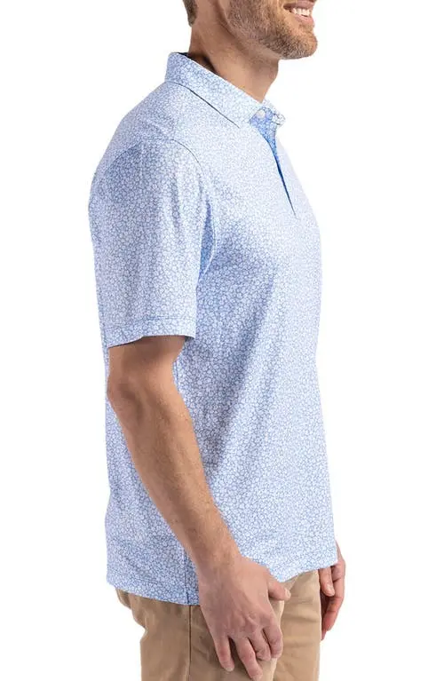 Cutter & Buck Pike Flora Print Polo - Atlas