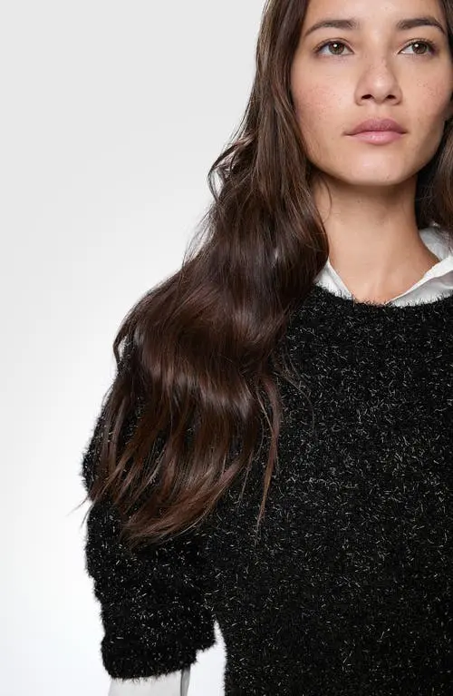 Rebecca Minkoff Metallic Sweater