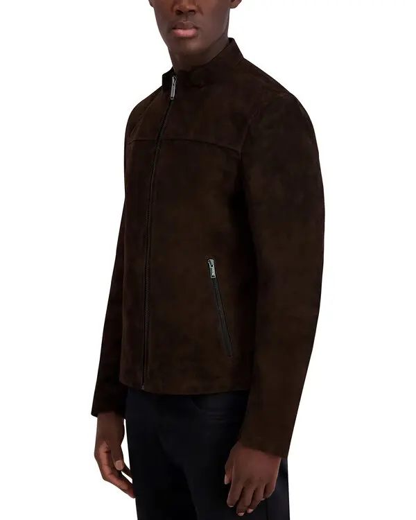 Karl Lagerfeld Paris Suede Jacket