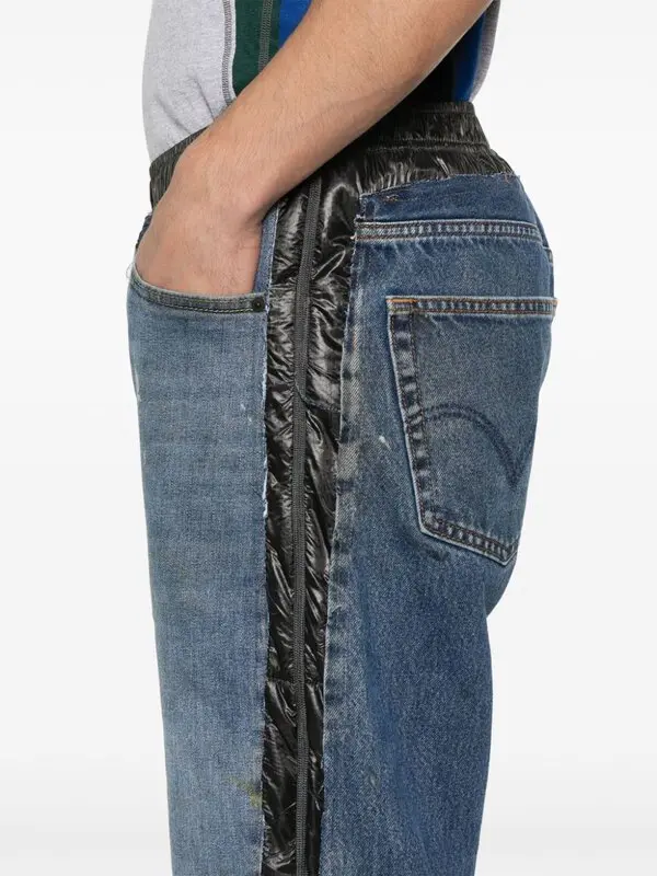 Needles Contrasting-trim Jeans