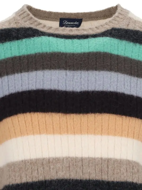 DRUMOHR Striped Jumper - Neutrals