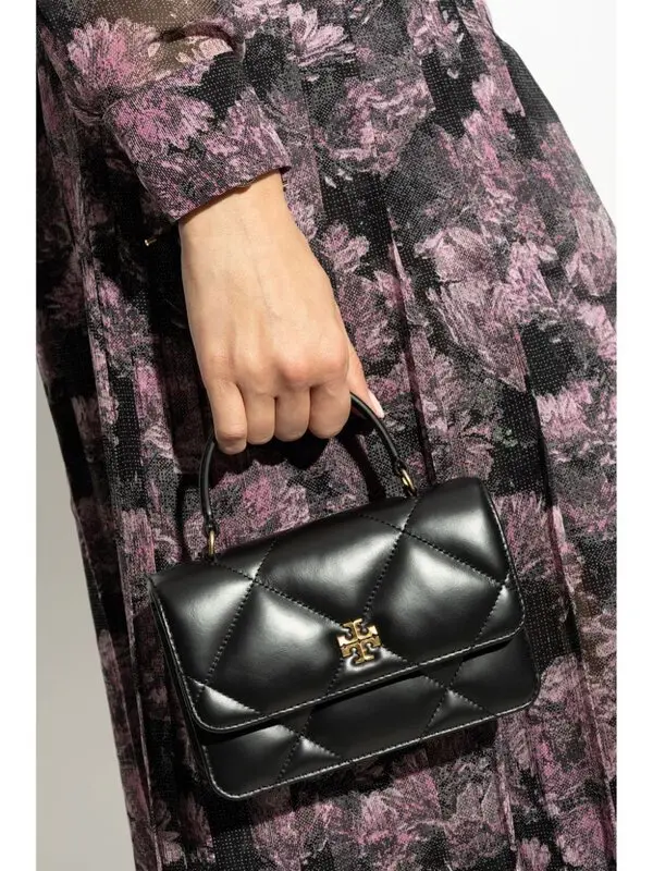 Tory Burch Kira Diamond-quilted Tote Bag - Black