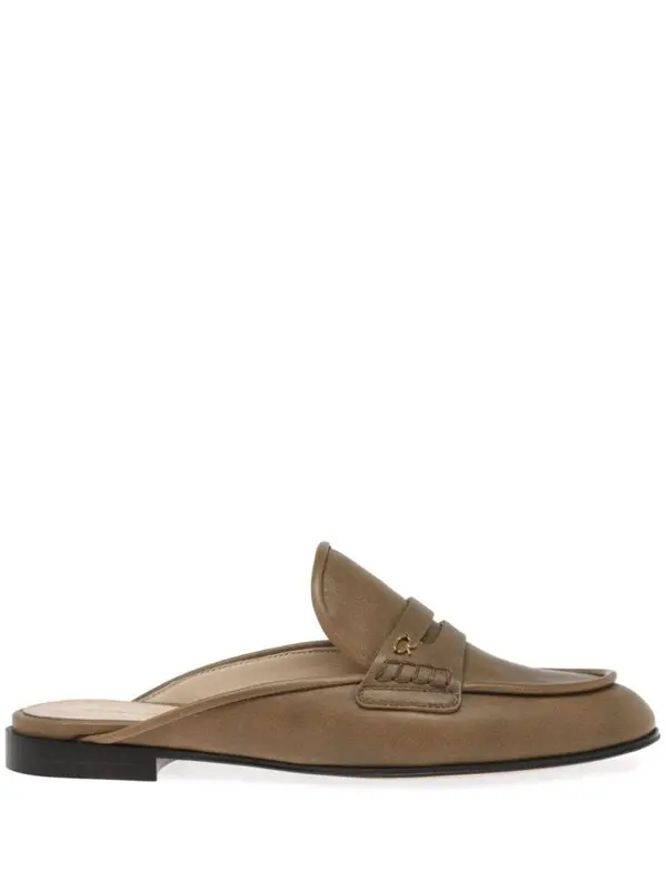 GIANVITO ROSSI Florio Mules - Brown