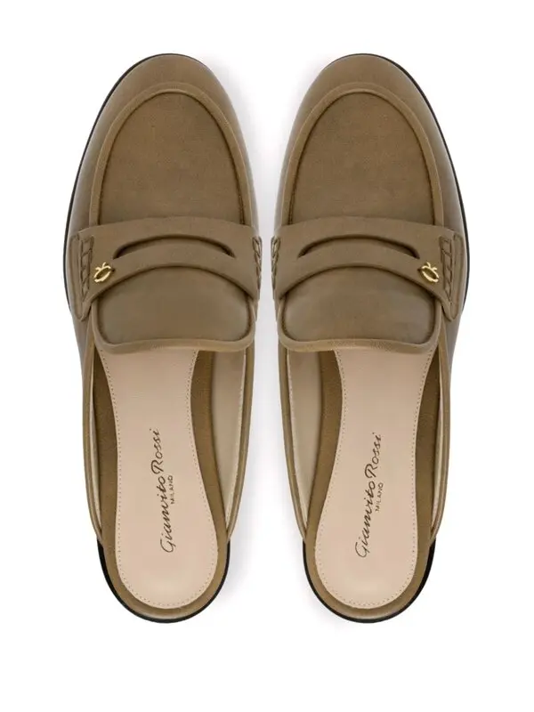 GIANVITO ROSSI Florio Mules - Brown