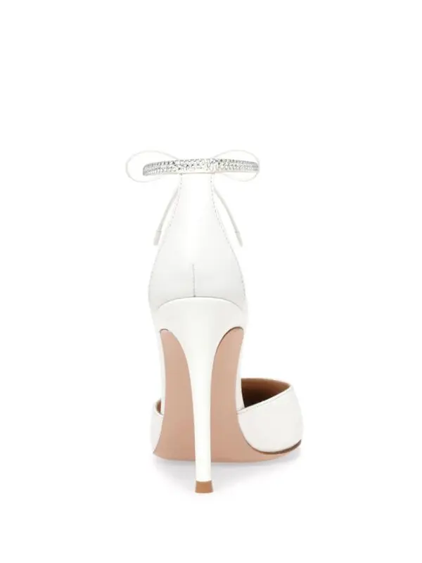 GIANVITO ROSSI Montecarlo D'orsay Pumps - White