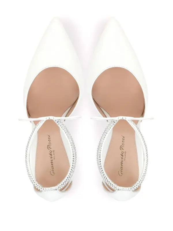 GIANVITO ROSSI Montecarlo D'orsay Pumps - White