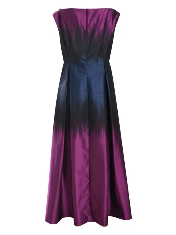 Talbot Runhof Ombré-effect Maxi Dress