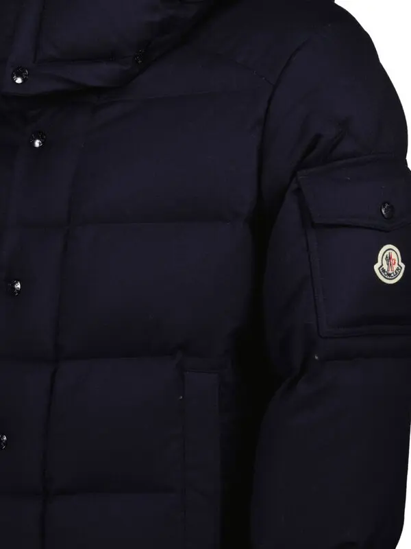 Moncler Maya 70 Hooded Down Jacket - Blue