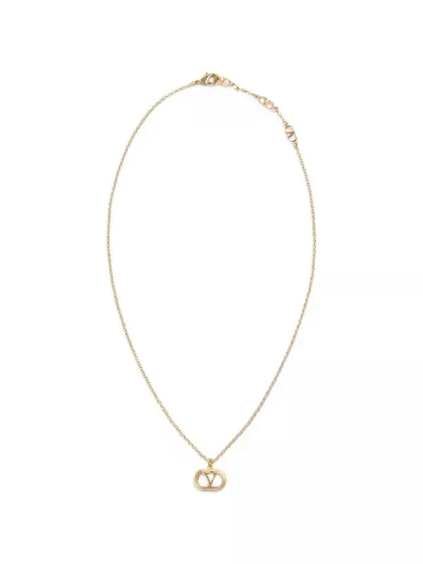 Valentino Garavani Vlogo Signature Necklace - Gold