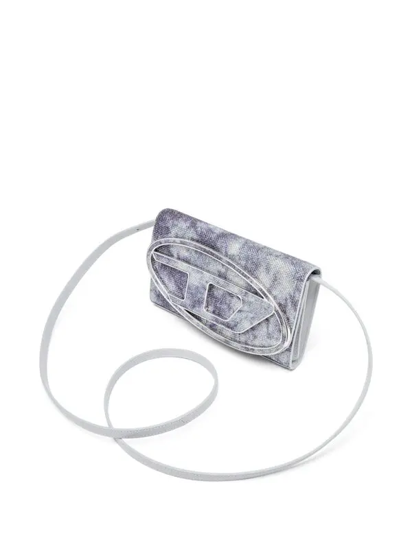 DIESEL® 1dr Wallet With Shimmer Finish - Blue