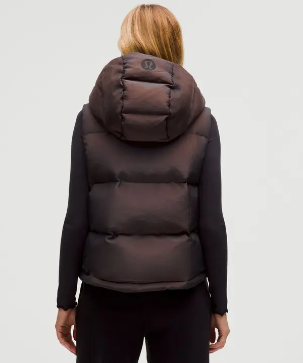 Lululemon Wunder Puff 600-down-fill Cropped Vest Iridescent